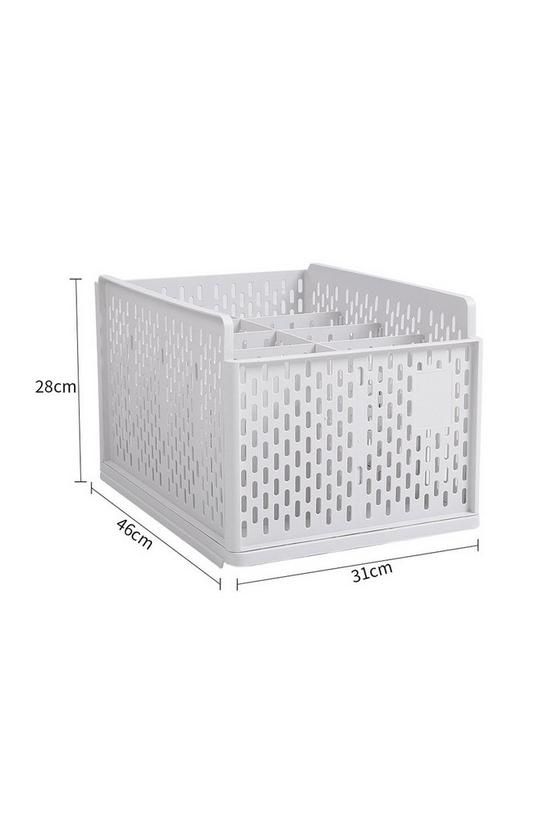 Storage 8 Compartments Stackable Clothes Storage Basket Wardrobe